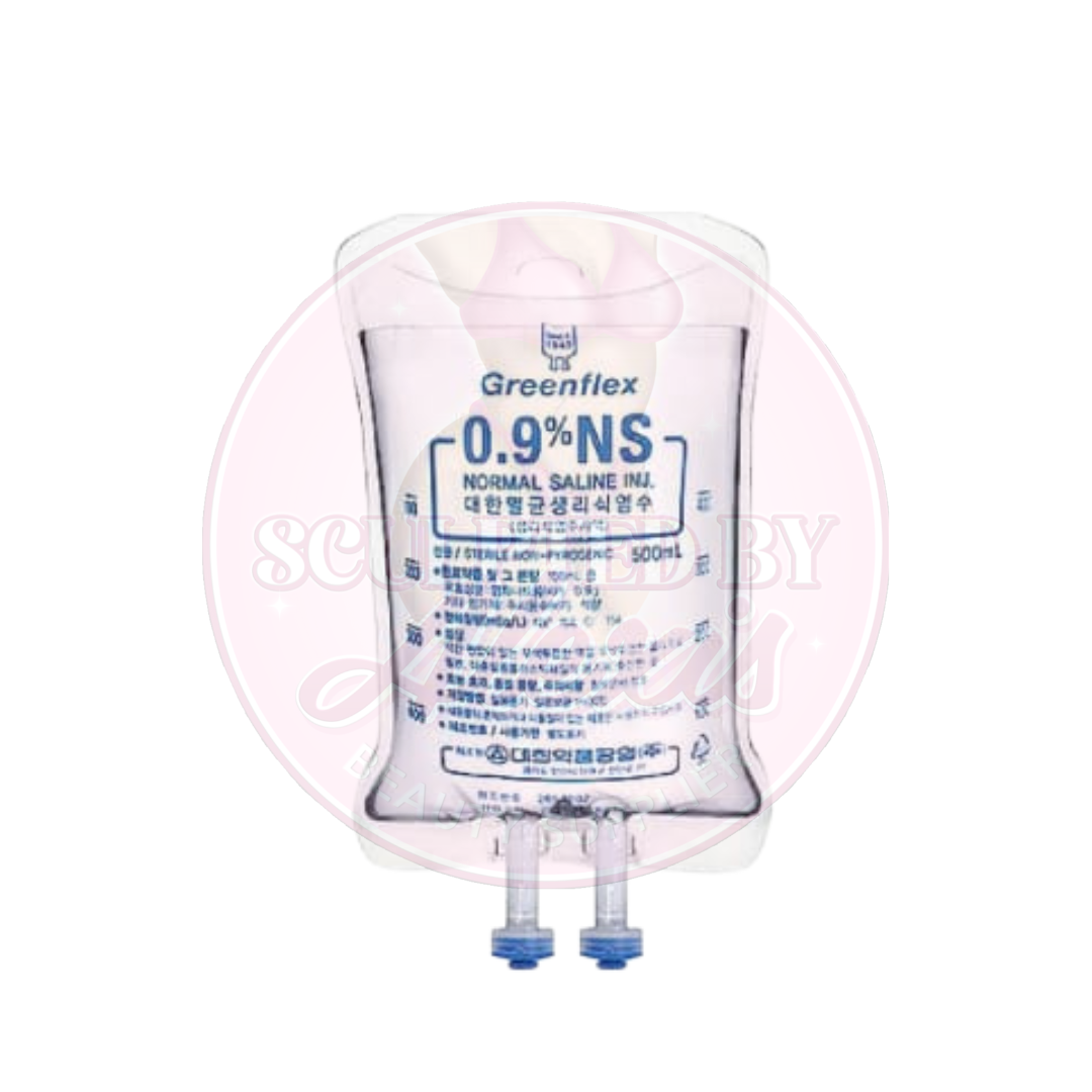 500ML SALINE 0.9% – Sculpted by Alexis